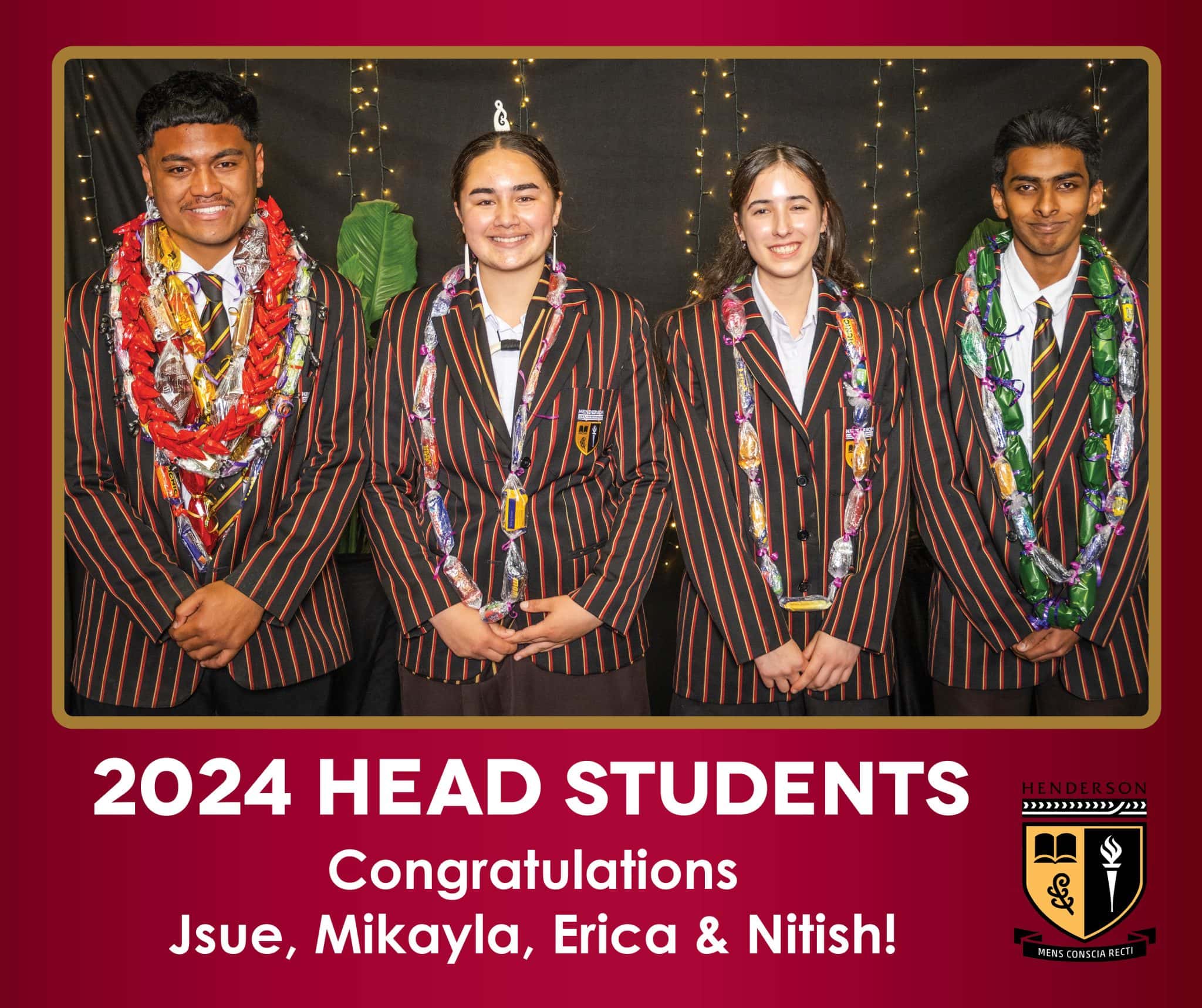2024 Head Students - Henderson High School