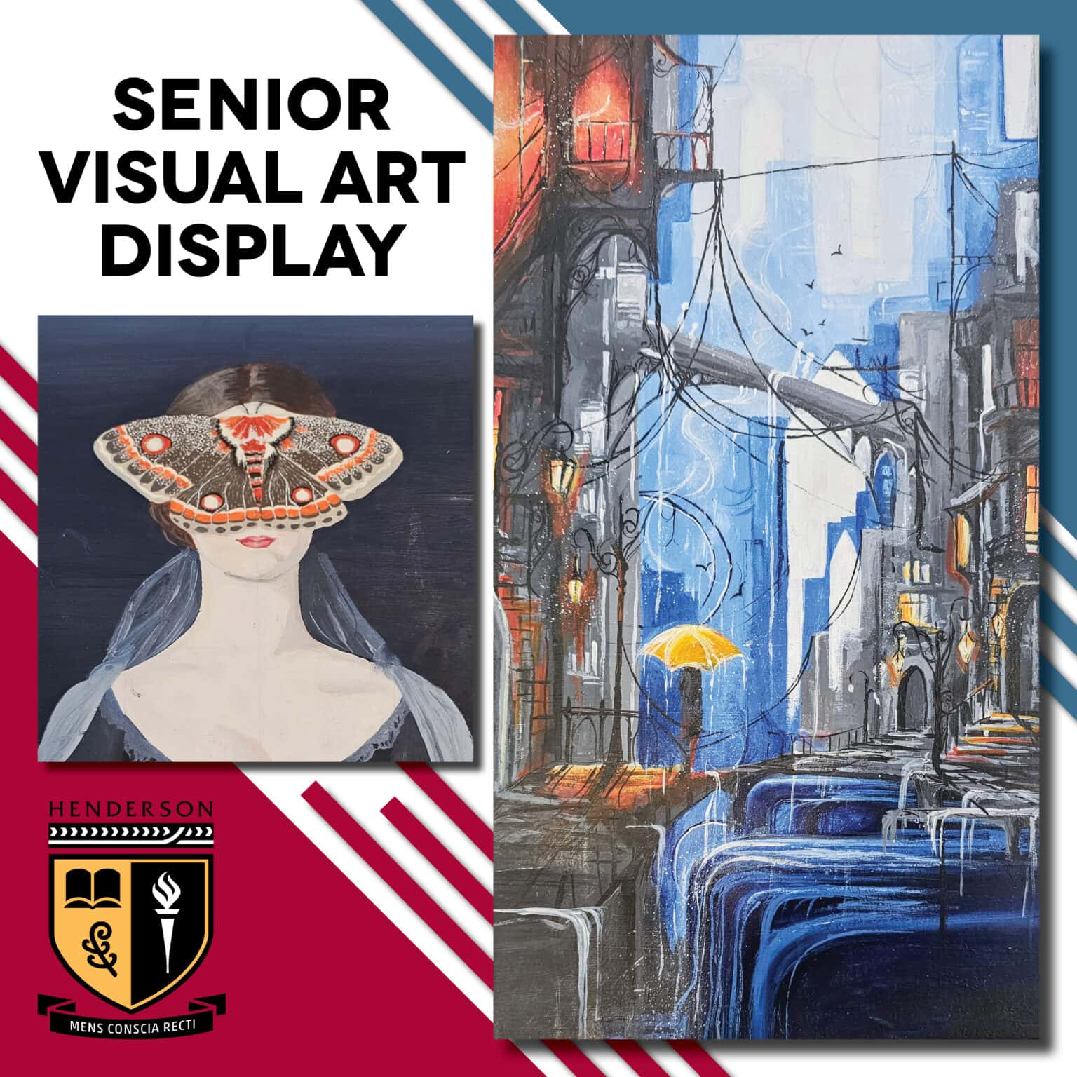 Senior Visual Art Display - Henderson High School