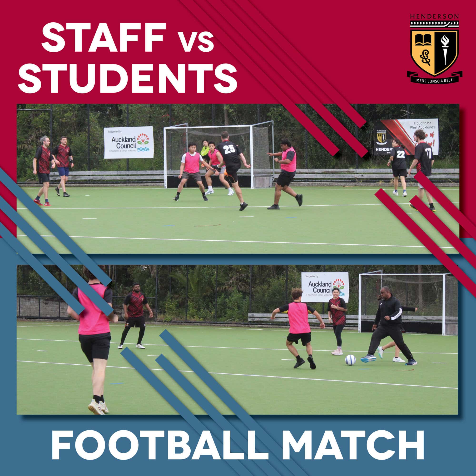 Staff vs Students Football Match - Henderson High School